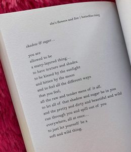 shadow & sugar... you are allowed to be a many-layered thing ...