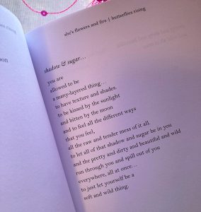 shadow & sugar... you are allowed to be a many-layered thing ...