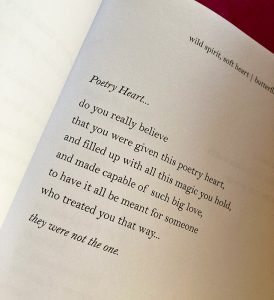 do you really believe that you were given this poetry heart, and filled