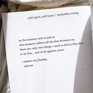 summer air, freedom, and you - full poem - butterflies rising