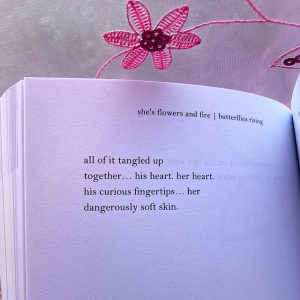 all of it tangled up together... his heart. her heart. his curious ...