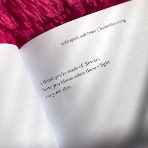 i think you're made of flowers; how you bloom when there’s light on ...