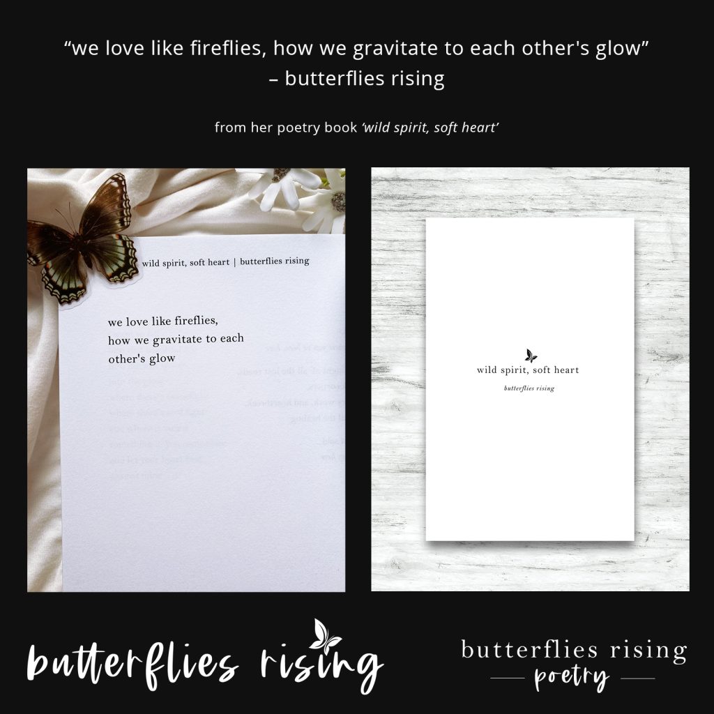 we love like fireflies, how we gravitate to each other's glow ...