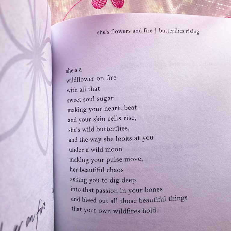 she's a wildflower on fire with all that sweet soul sugar making your ...