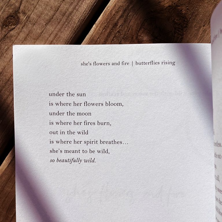 under the sun is where her flowers bloom, under the moon - butterflies ...