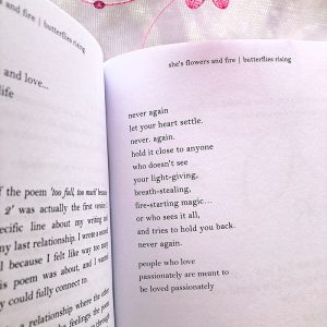 never again let your heart settle. never. again. - butterflies rising