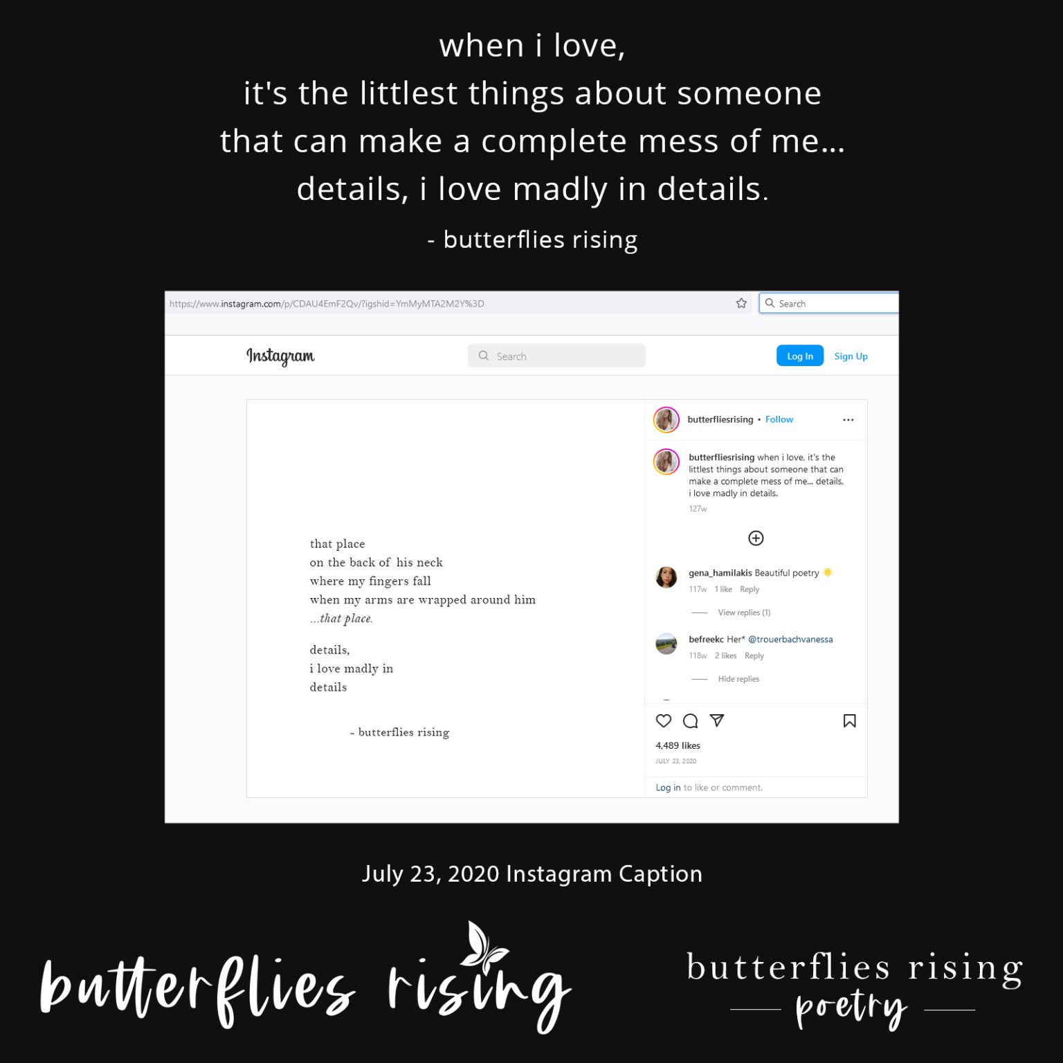 when i love, it's the littlest things about someone that can make a ...