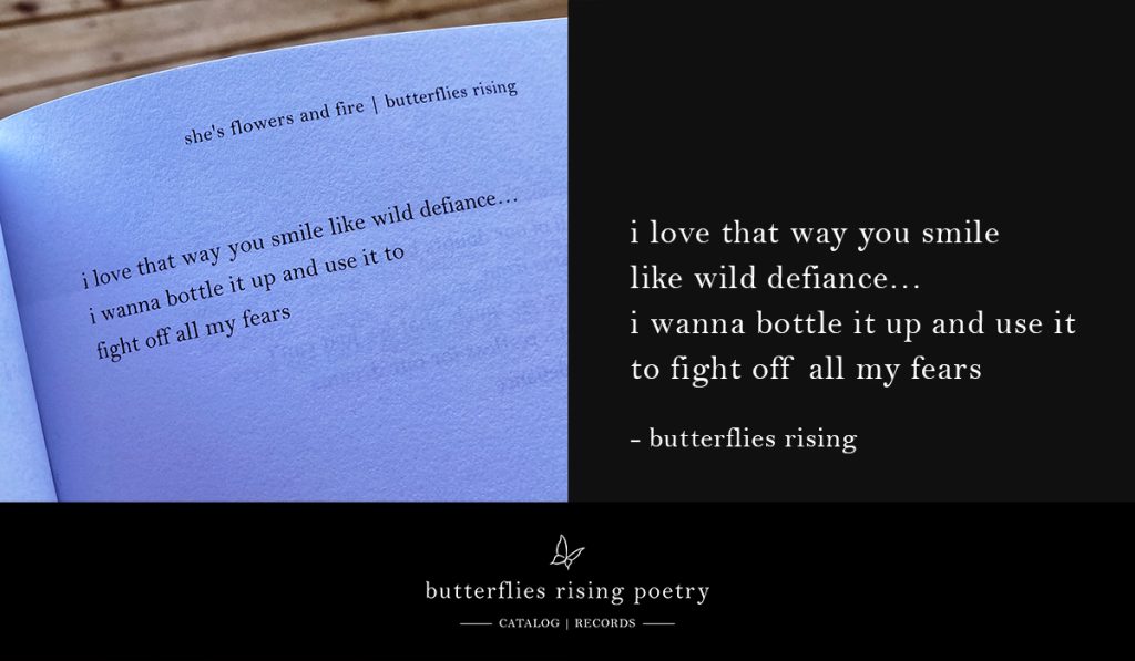 let’s run free under starlight poem series - butterflies rising