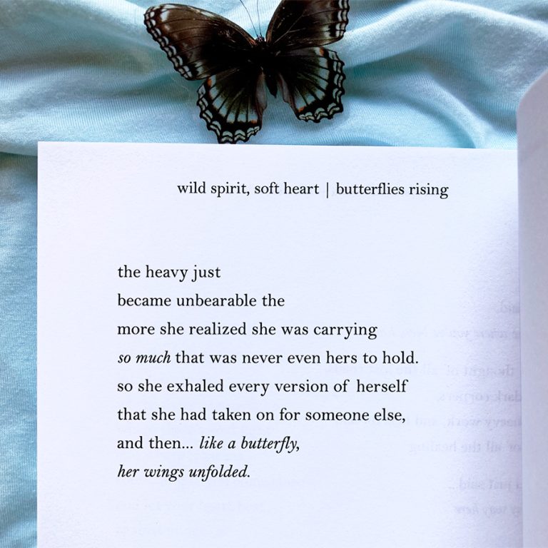 the heavy just became unbearable the more she realized she was ...