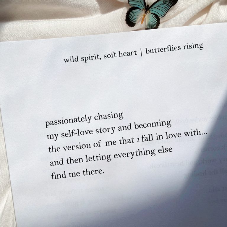 passionately chasing my self-love story and becoming - butterflies rising