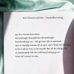 my love stories have been devastatingly beautiful but - butterflies rising